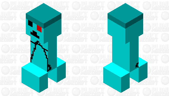 Robot Creeper from Minecraft future Minecraft Mob Skin