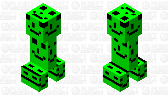 Ultra Cursed Creeper Minecraft Mob Skin