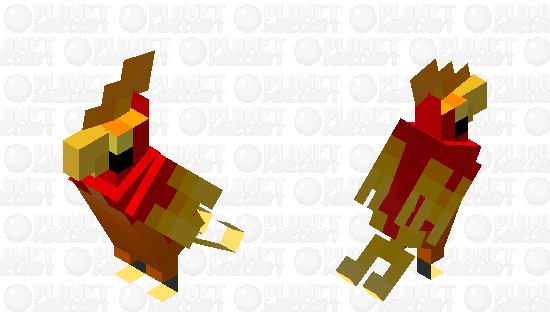 The great PHOENIX Minecraft Mob Skin