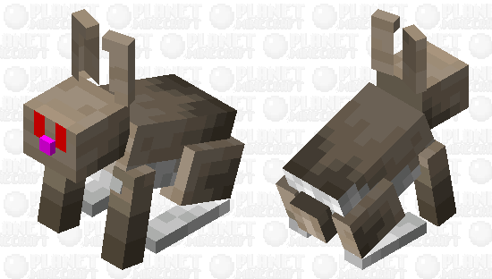 killer bunny Minecraft Mob Skin