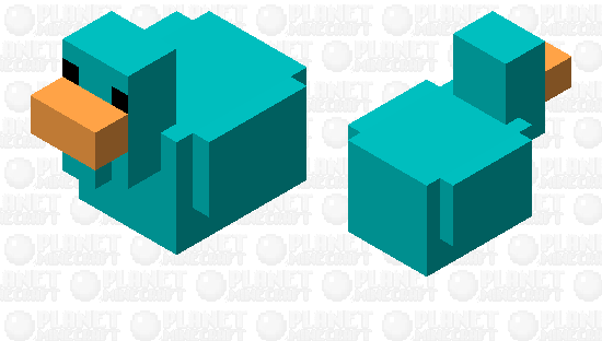 blue chick Minecraft Mob Skin