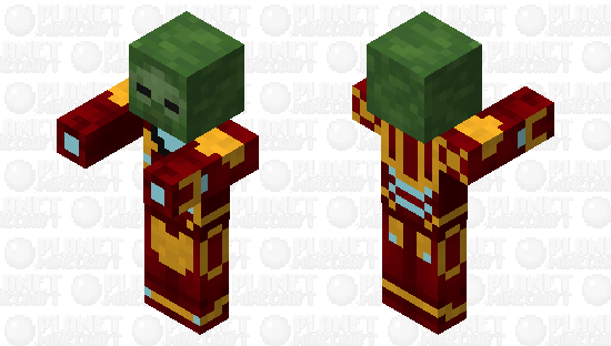 (WHAT IF) IRON MAN ZOMBIE Minecraft Mob Skin