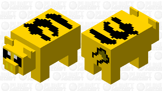 Pikachu Minecraft Mob Skin