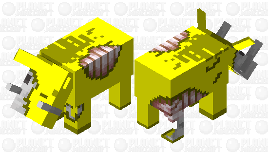 Golden Zoglin Minecraft Mob Skin