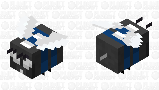 Vicious bee Minecraft Mob Skin