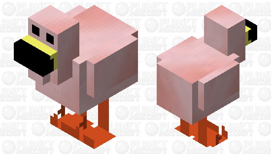 Flamingo Minecraft Mob Skin