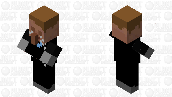 The Distorted News Presenter Minecraft Mob Skin