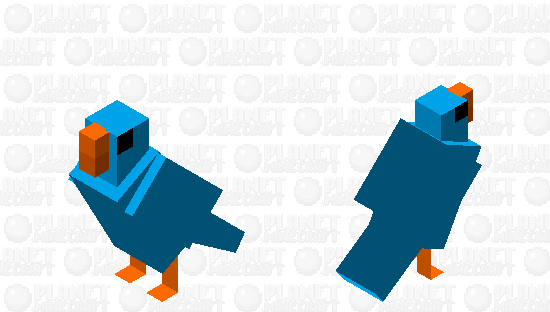 Blue Bird Minecraft Mob Skin
