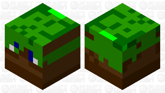 Grass cube Minecraft Mob Skin