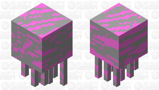 Pink ore ghast Minecraft Mob Skin