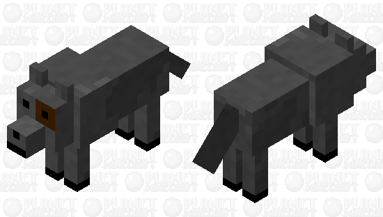 Perro callejero Minecraft Mob Skin