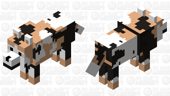 African Wild Dog 4 Minecraft Mob Skin