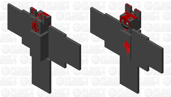 Textured Bat Minecraft Mob Skin