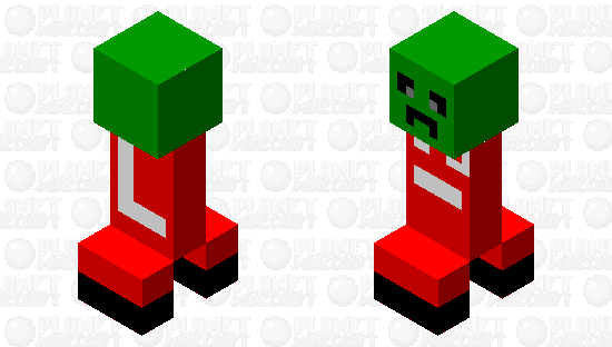 Creeper Liverpool player Minecraft Mob Skin