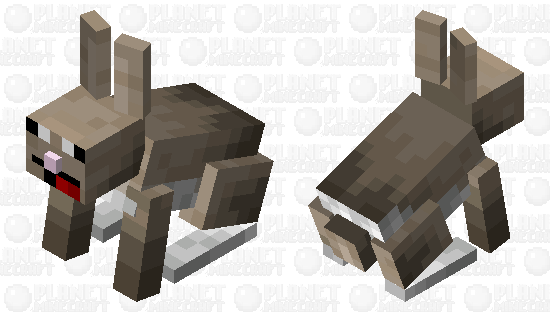 rabbit noob Minecraft Mob Skin