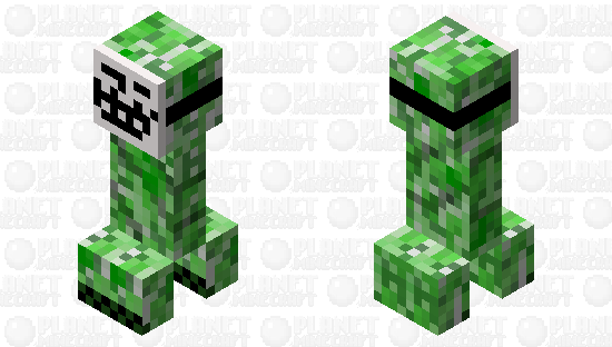 Troll Creeper Minecraft Mob Skin