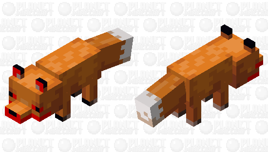 Foxy.exe Minecraft Mob Skin