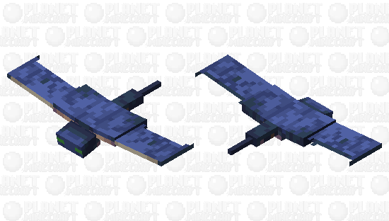 Unzombified phantom (Fixed wings) Minecraft Mob Skin