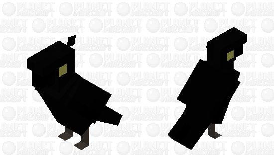 Raven/Crow Minecraft Mob Skin