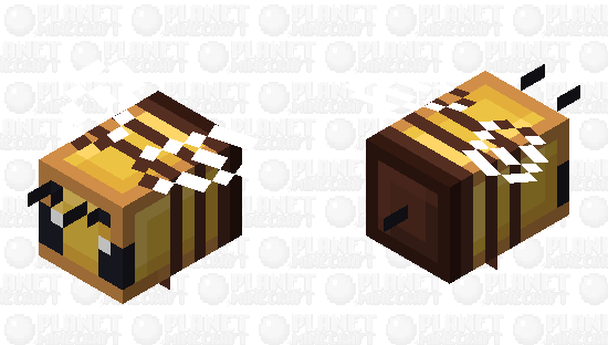 Simplistic Bee Minecraft Mob Skin
