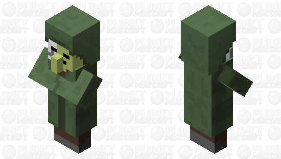 undead friendly villager Minecraft Mob Skin
