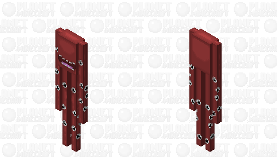 Red Alien Minecraft Mob Skin