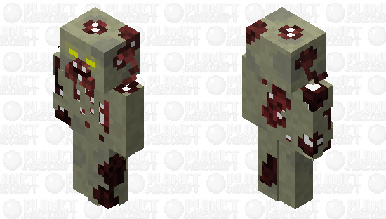 Infested zombie Minecraft Mob Skin