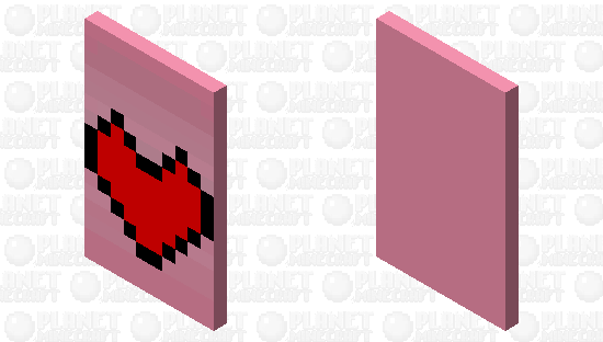 heart cape Minecraft Mob Skin