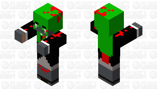 zambo green girl Minecraft Mob Skin