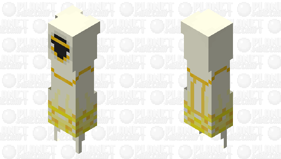 White robe Villager (Journey) Minecraft Mob Skin