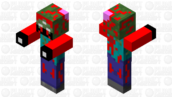 Zombie Horror Minecraft Mob Skin