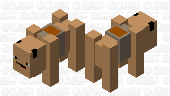 pug but even more cursed Minecraft Mob Skin