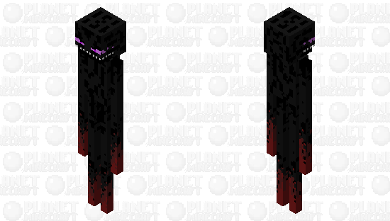 Blood thirsty enderman Minecraft Mob Skin