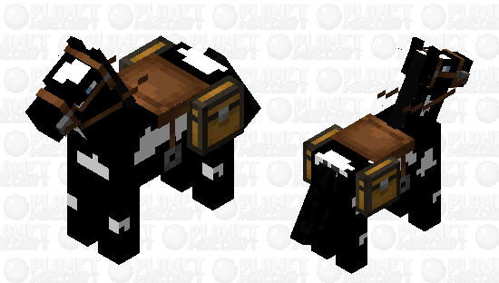 New Black Horse Minecraft Mob Skin