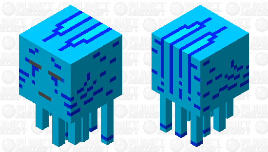 Blue Ghast Minecraft Mob Skin