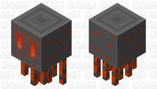 Bleeding eyes Ghast Minecraft Mob Skin