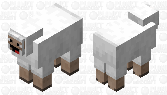Derp Sheep Minecraft Mob Skin