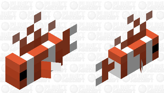 Peach Clownfish Minecraft Mob Skin