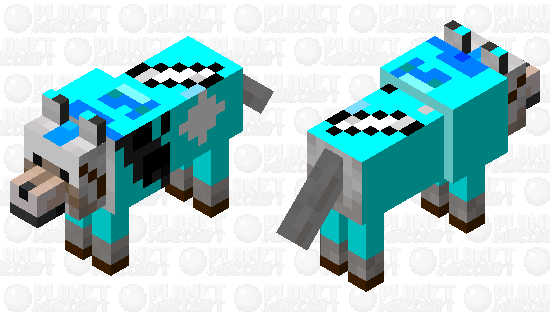 diamond dog armor new Minecraft Mob Skin