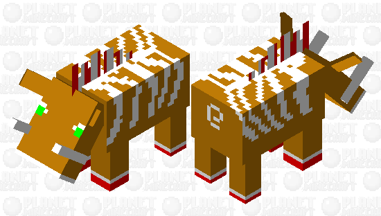 Gingerbread Boar Minecraft Mob Skin