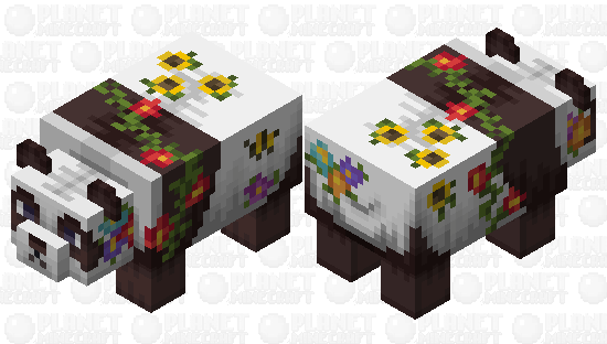 Flower 🐼 Minecraft Mob Skin