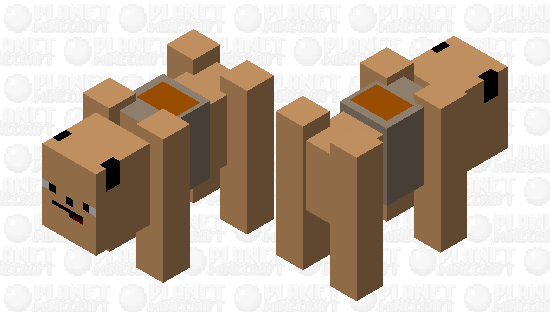 pug but EVEN more cursed (fixed) Minecraft Mob Skin