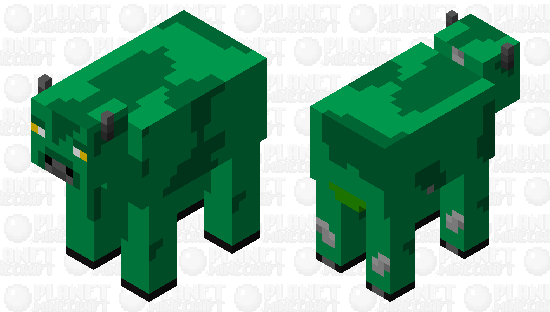 Beast Boy (Cow) Minecraft Mob Skin