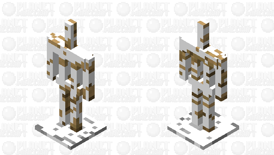 Snowy armor stand Minecraft Mob Skin