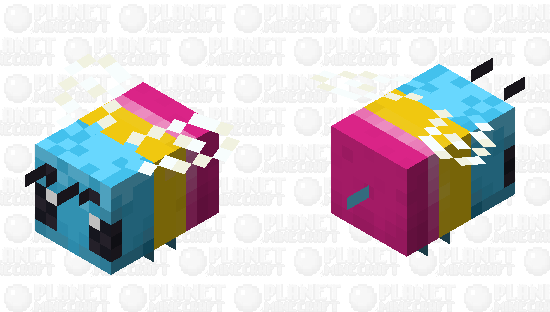 Gay Bees 2 Pan Minecraft Mob Skin