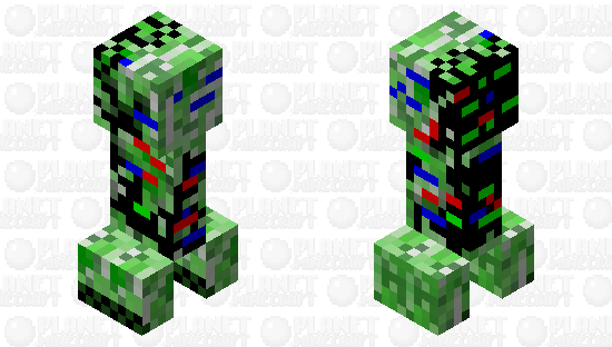 pibby crepper Minecraft Mob Skin