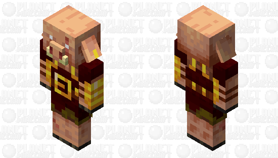 Armored Piglin (Minecraft Dungeons) Minecraft Mob Skin