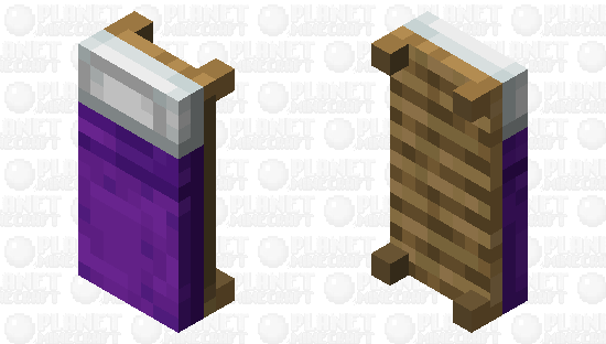 8x8 Purple Bed Minecraft Mob Skin