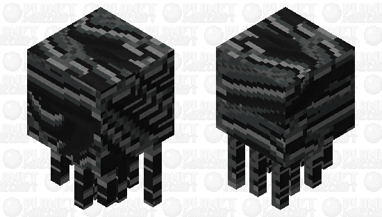 Glitched Ghast Minecraft Mob Skin