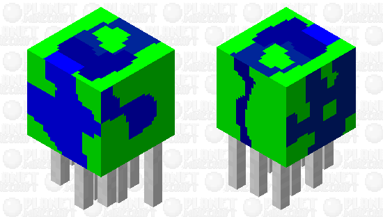 earth whith legs Minecraft Mob Skin